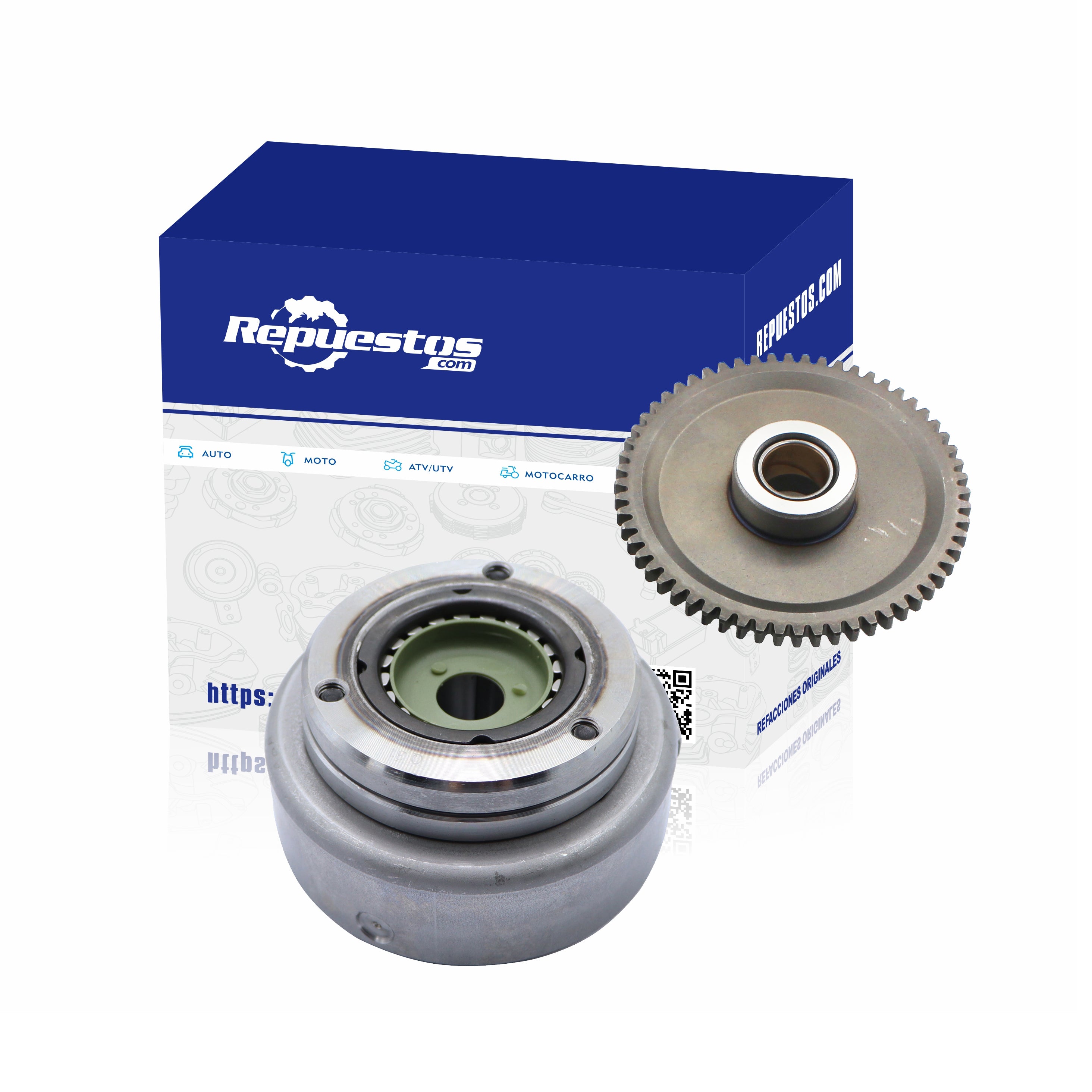 ROTOR MAGNETO COMPLETO Y ENGRANE PARA VELOCI XEVERUS PRO XR3 300 RR ...